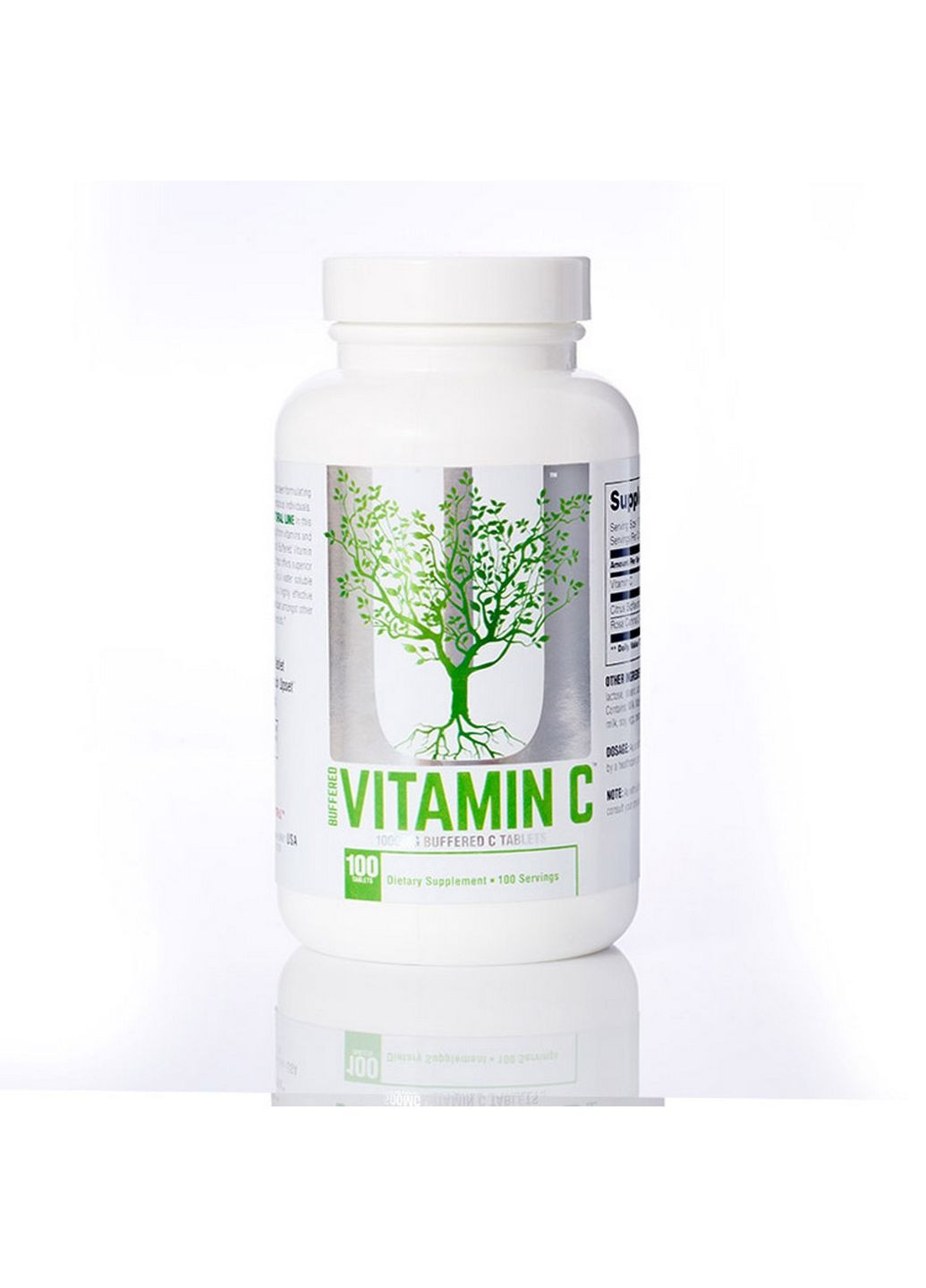 Вітаміни та мінерали Universal Naturals Vitamin C Buffered, 100 ...