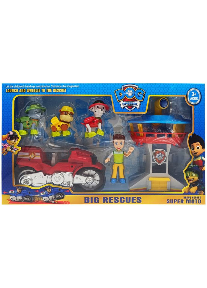 Набор героев "Щенячий патруль" PB9905(Red) фигурки с аксессуарами BMW ...