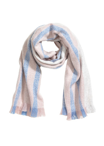 Шарф H&M полоска комбинированный кэжуал полиэстер ‣ Купить в интернет ...